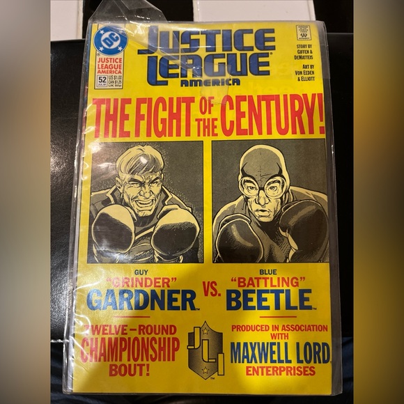 DC Comics | Other | Dc Justice League America 52 July 991 Fight Of The ...